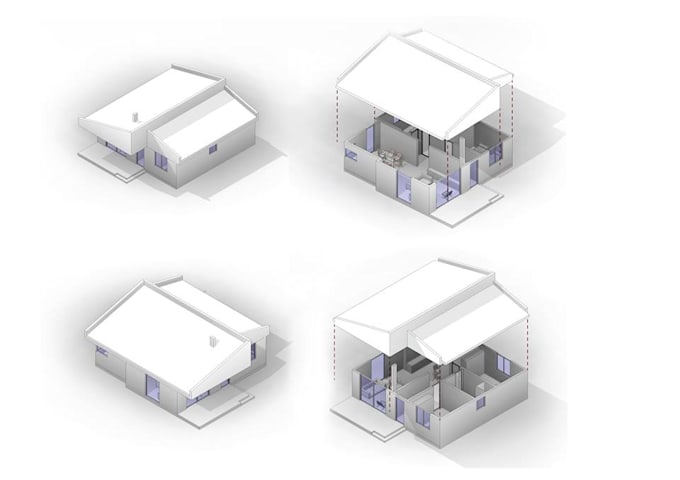 Make 3d axonometry and exploded axonometry by Formin | Fiverr