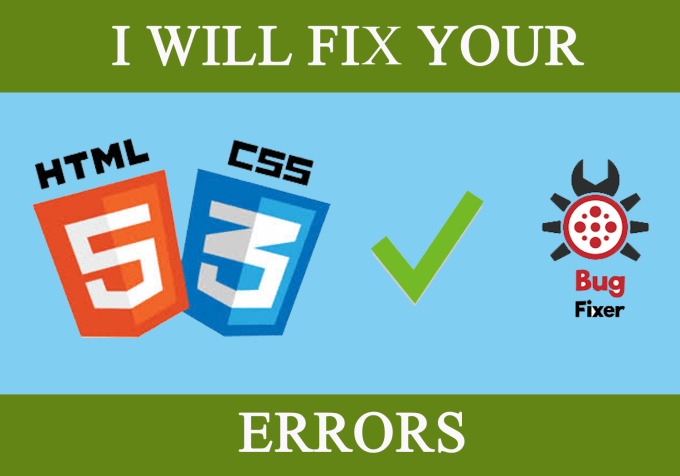 Fix html, css errors bugs or colors issues by Fakhar_abas | Fiverr Fix html, css errors bugs or colors issues by Fakhar_abas | Fiverr