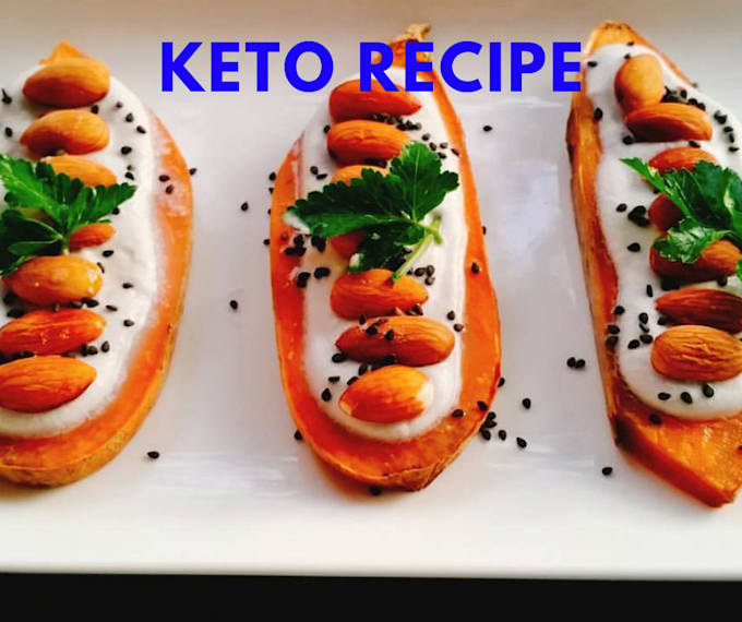 Write a keto recipe with a photo by Nutrition20 | Fiverr