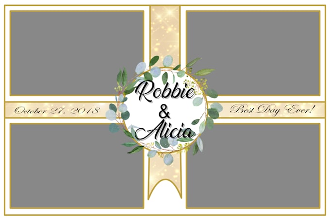 Design a photo booth template perfect for your event by Bnovin | Fiverr