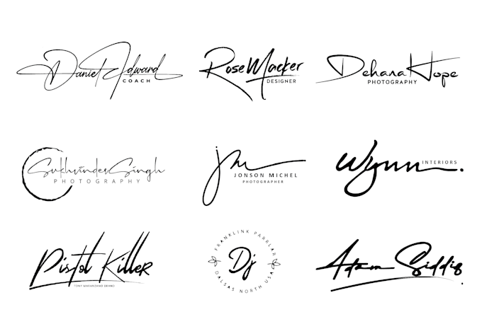 Design signature handwritten logo by Abdesigngrahp | Fiverr