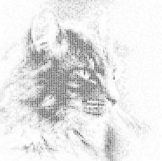 Make your picture into typewriter art by Galleryhakon | Fiverr