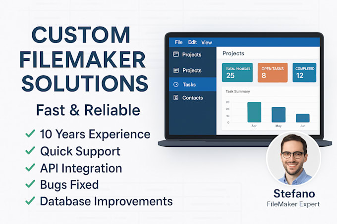 Fix and improve your filemaker database by Stefanot78 | Fiverr