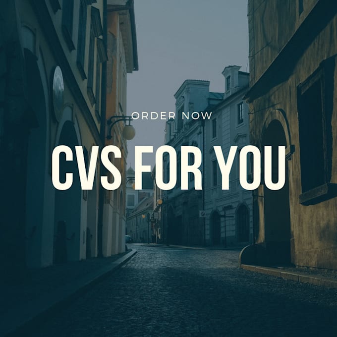 Create a world class cv and cover letter for you by Watins | Fiverr