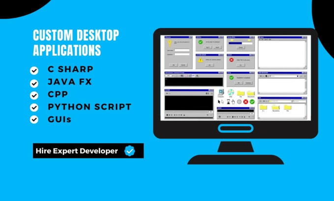 Create Desktop Applications In C Sharp Cpp Python Script And Bot Or