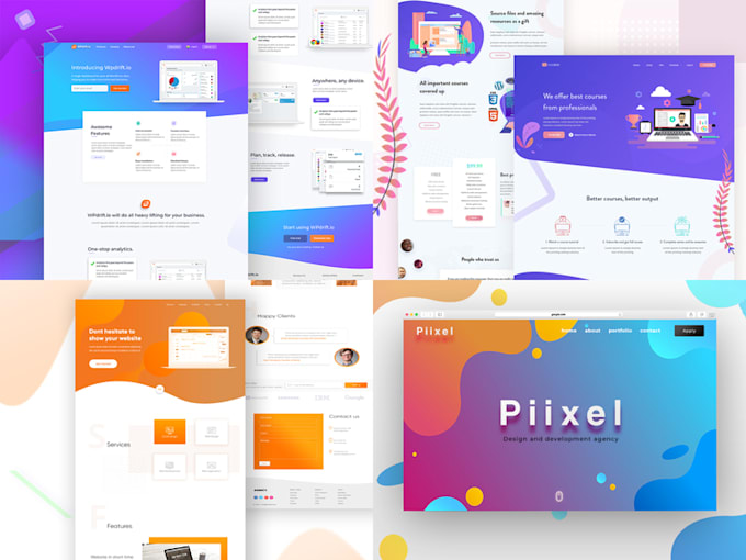 Make web and app page design by Rashed_khn | Fiverr