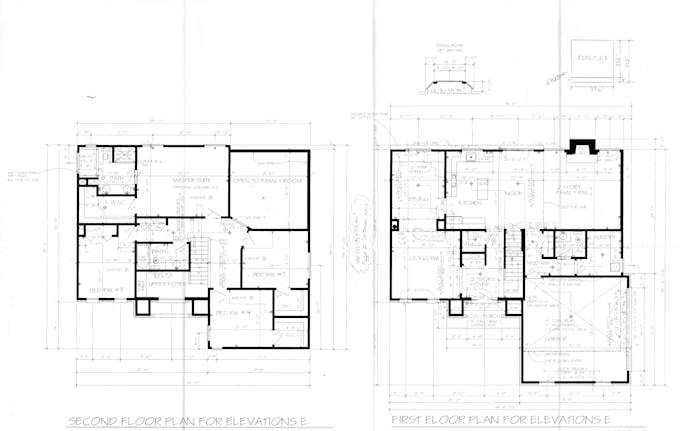 Convert pdf, picture or sketch of your building to autocad or pdf by ...