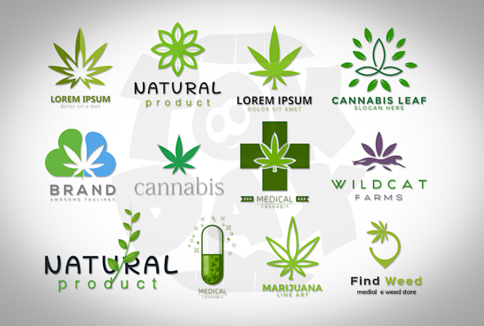 Do cannabis,weed, hemp, marijuana, cbd, vaping, herbal logo by Tokdax | Fiverr