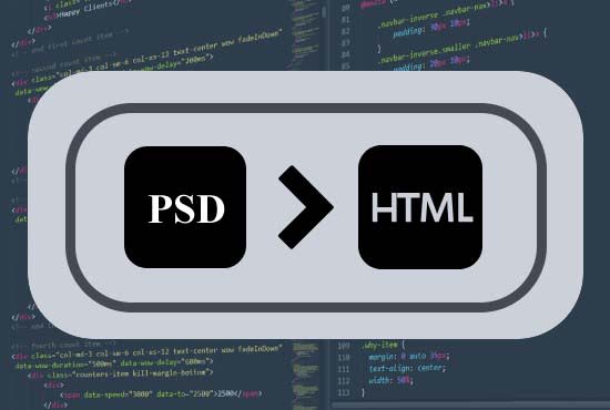 Convert psd,jpg,pdf to responsive html by Mehwishamin | Fiverr