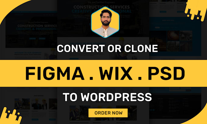 Convert clone psd, figma, wix to wordpress by Zafar_am01 | Fiverr