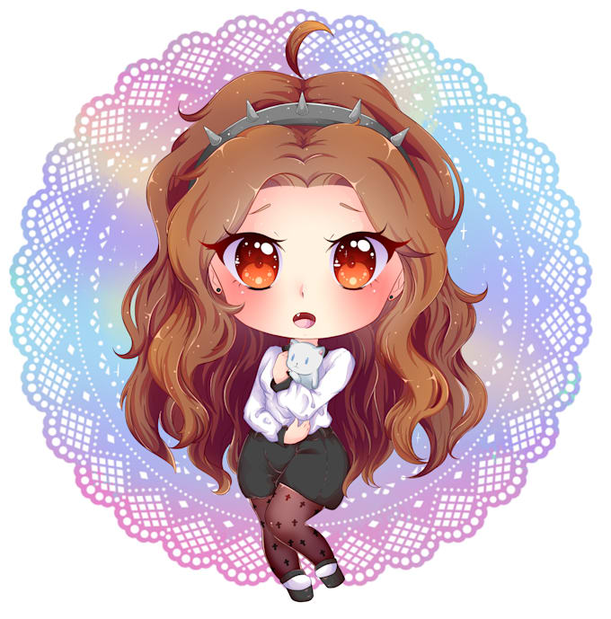 Sailor juno will draw female character in anime chibi style by ...