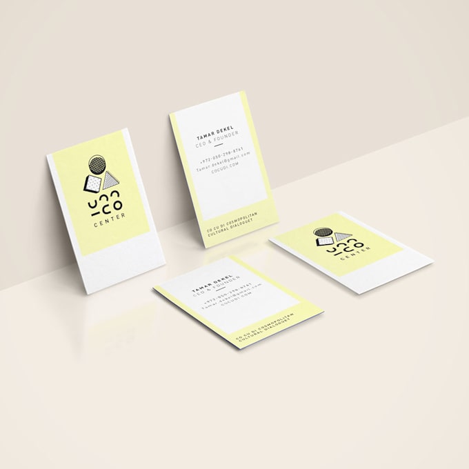 Design an up to date business card by Oranitshechter | Fiverr
