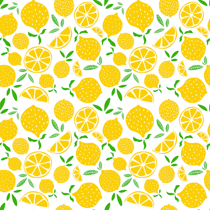 Create unique seamless illustrated pattern by Sennysanjung | Fiverr