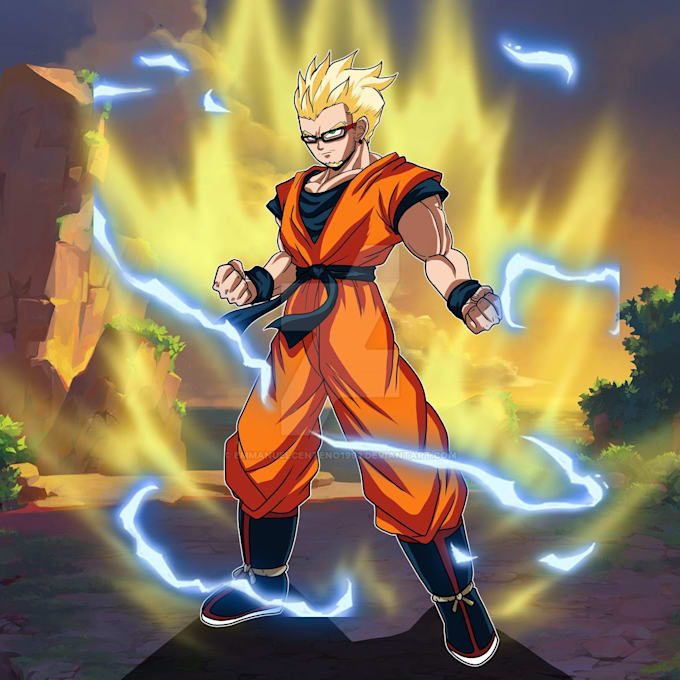 Draw you as a dragonball dbz dbs art style by Emmanuelcenteno | Fiverr