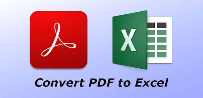 Convert your pdf file to excel by Permusoft | Fiverr
