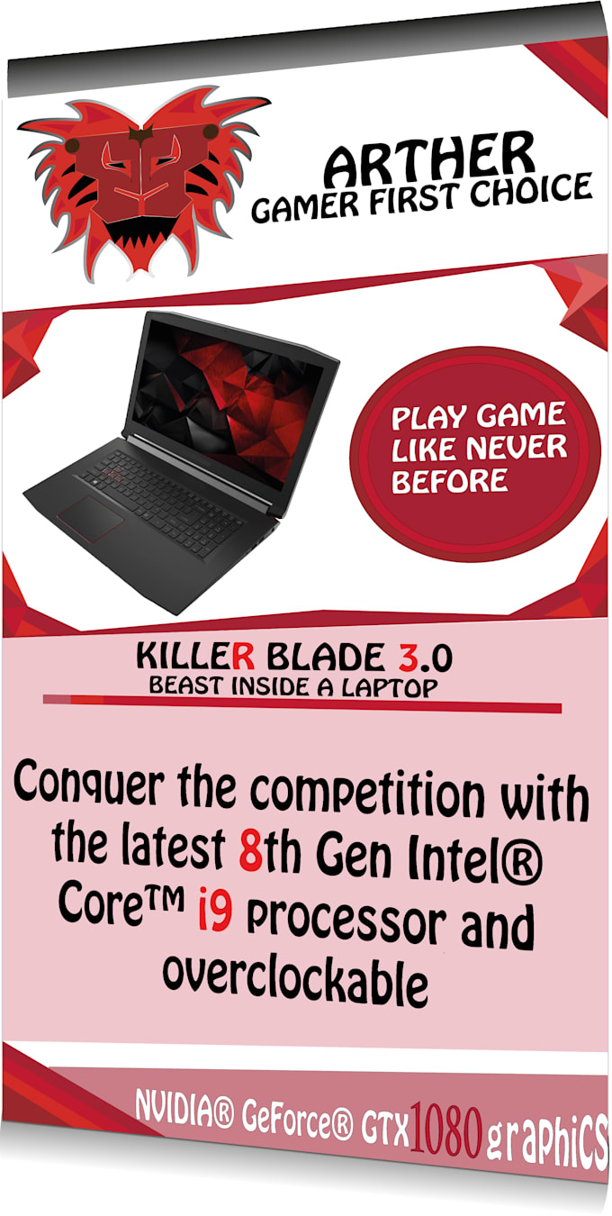 Make poster dangler standee and business card by Masterblaster7 | Fiverr