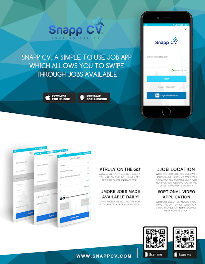 Make professional flyer app by Was90s | Fiverr