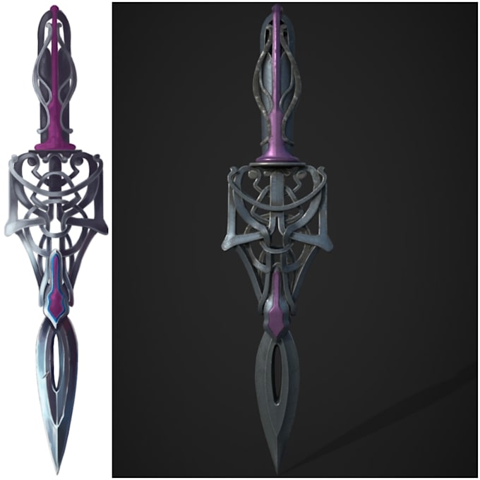 Create game weapon 3d models for unreal engine, unity, and other ...