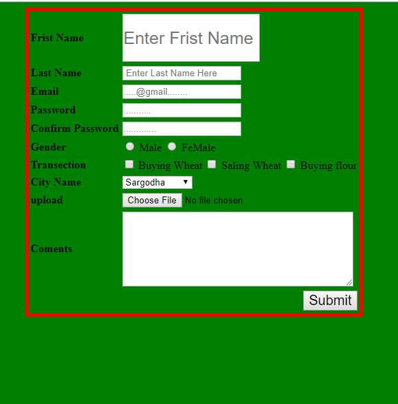 Create Complete Input Registration Form In Php Database Responsive By