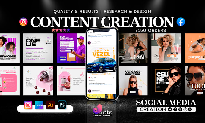 Design creative instagram content and posts by Himplsherstudio | Fiverr