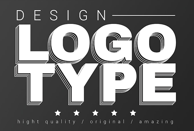 Design 2 flat modern and creative logotype by Unvapdesign | Fiverr
