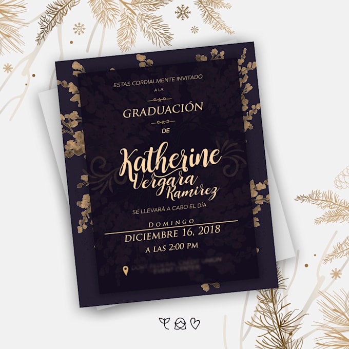 Create various kind invitations by Martinezmariana | Fiverr