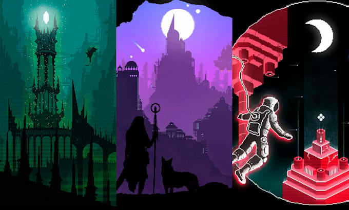 Create 2d pixel art for you by Julian_montilla | Fiverr