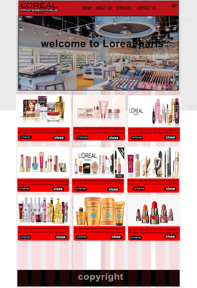 Create unique and attractive website designdesign by Mahamg | Fiverr