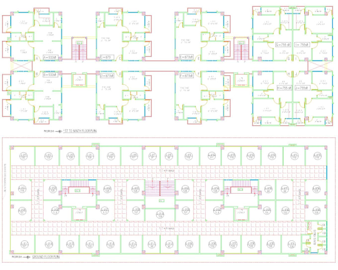 Create your professional 2d autocad construction drawing by Cuberos1220 ...