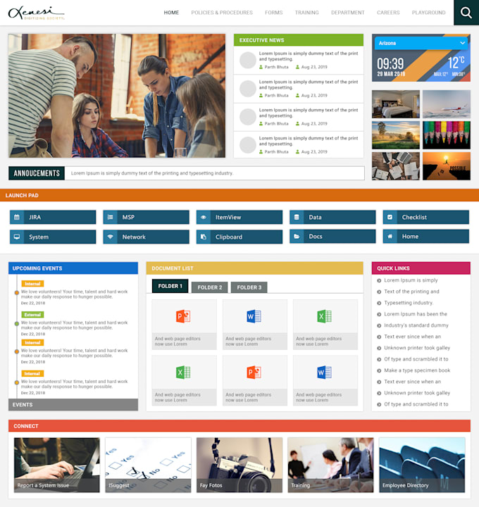 Create Responsive Sharepoint Intranet By Designingchamps Fiverr 