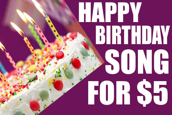 Sing happy birthday song by Soo_foo | Fiverr