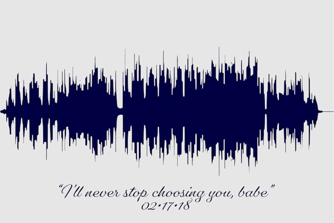 Create unique soundwave art by Austintirrell | Fiverr