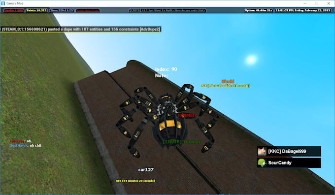 Create custom expression2 code for garrysmod by Caleb7 | Fiverr