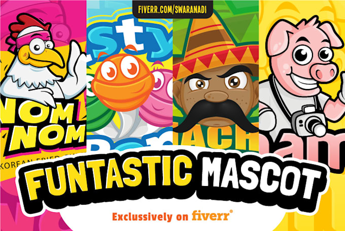 Help you create a funtastic mascot logo by Swaranadi | Fiverr