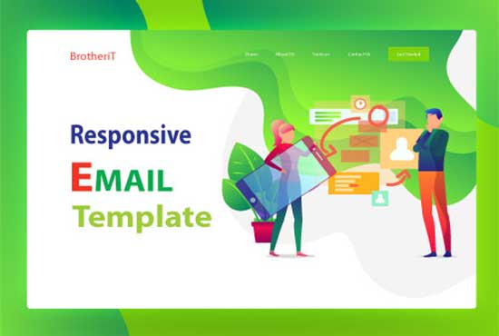 Convert psd,pdf,png,jpeg to html email template by Brotherit | Fiverr