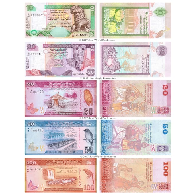 Post you a original sri lankan bank notes for lowest price by Pubuatha