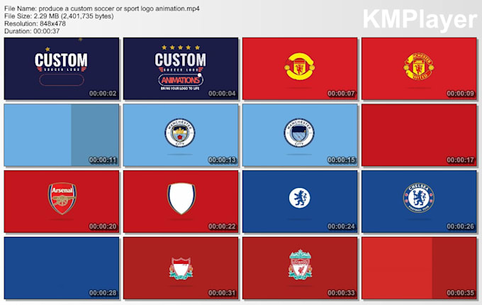 Produce a custom soccer or sport logo animation by Aruslangani17 | Fiverr