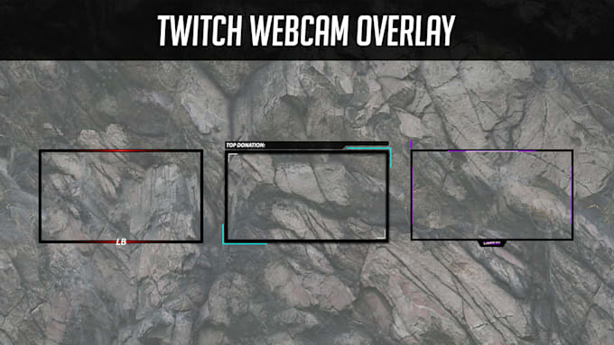 Design a simple twitch webcam overlay by Qoiren | Fiverr