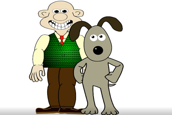 Animated wallace and gromit by Midlandsvariety | Fiverr