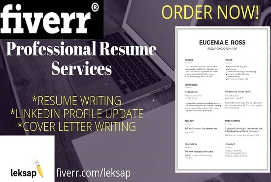 Design and edit your cv, cover letter, and linkedin profile by Leksap ...
