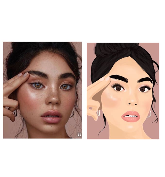 Illustrate or add designs to profile pictures by Mai_tai | Fiverr