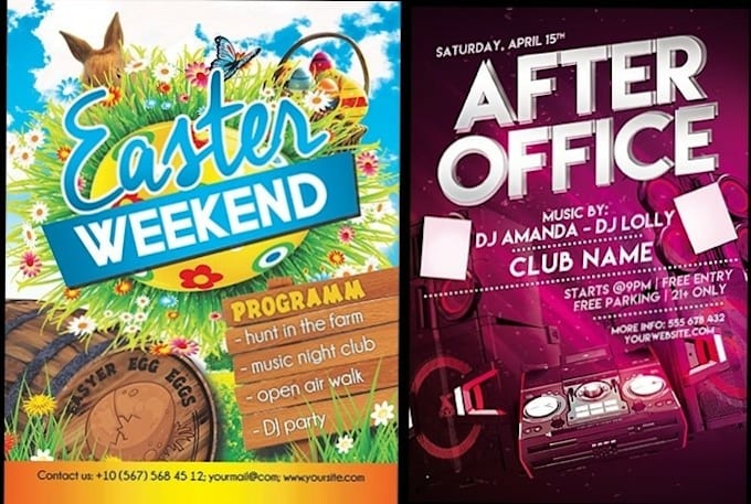 Design beautiful, original posters from scratch by Mr_thompson | Fiverr