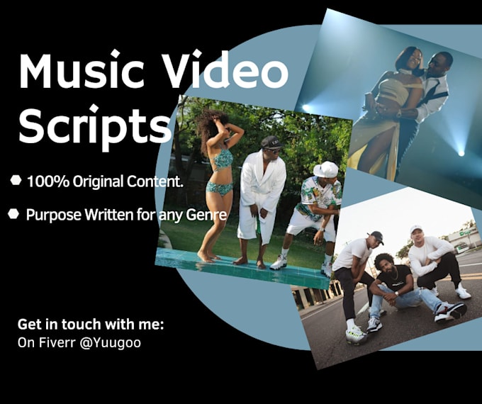 Write original music video scripts you can shoot yourself by Yuugoo ...