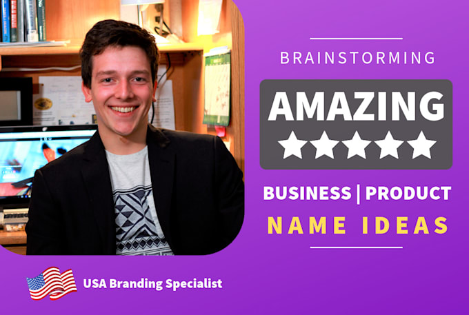 Brainstorm 9 amazing business or product name ideas by Natetreichler ...
