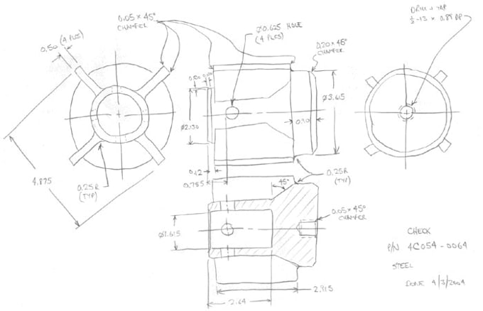 Draw your paper drawing in autocad by Engineerjaber | Fiverr