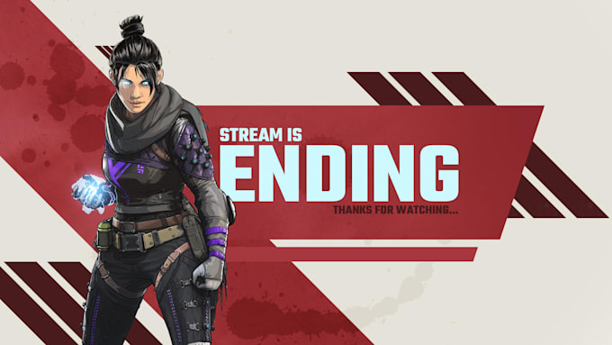 Create 3 animated apex legends twitch screens by Questmediaja | Fiverr