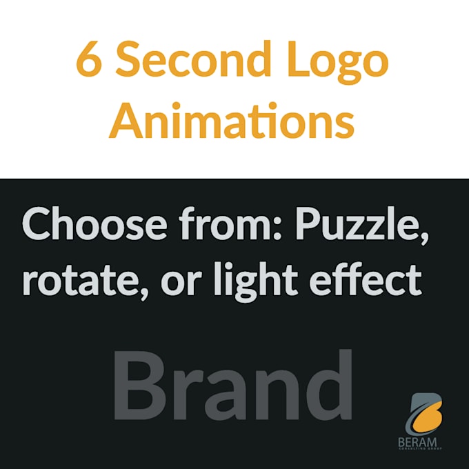 6 second logo animations by Beramconsulting | Fiverr