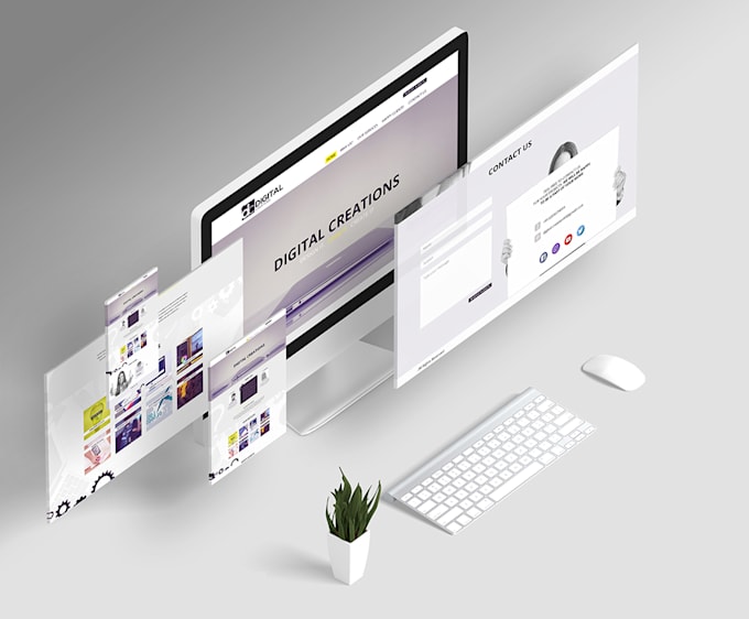 Design an eyecatching website by Designwithrafia | Fiverr