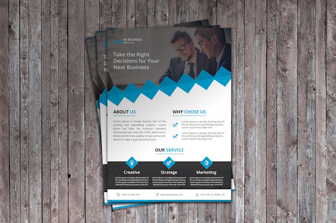 Design one page full color flyer design by Dot_art | Fiverr