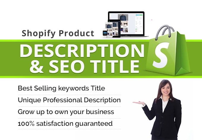 Write shopify product descriptions and seo titles by Ismat86 | Fiverr